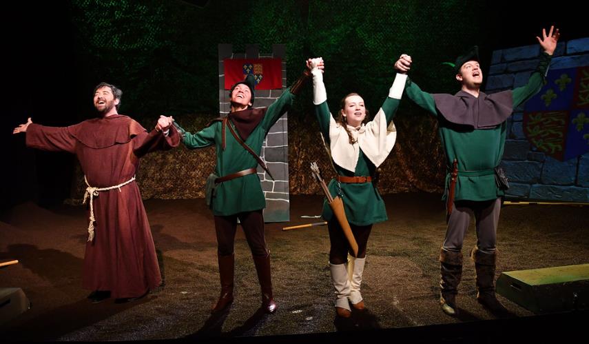 Robin Hood kids play: cast list, sound cues, script sample.
